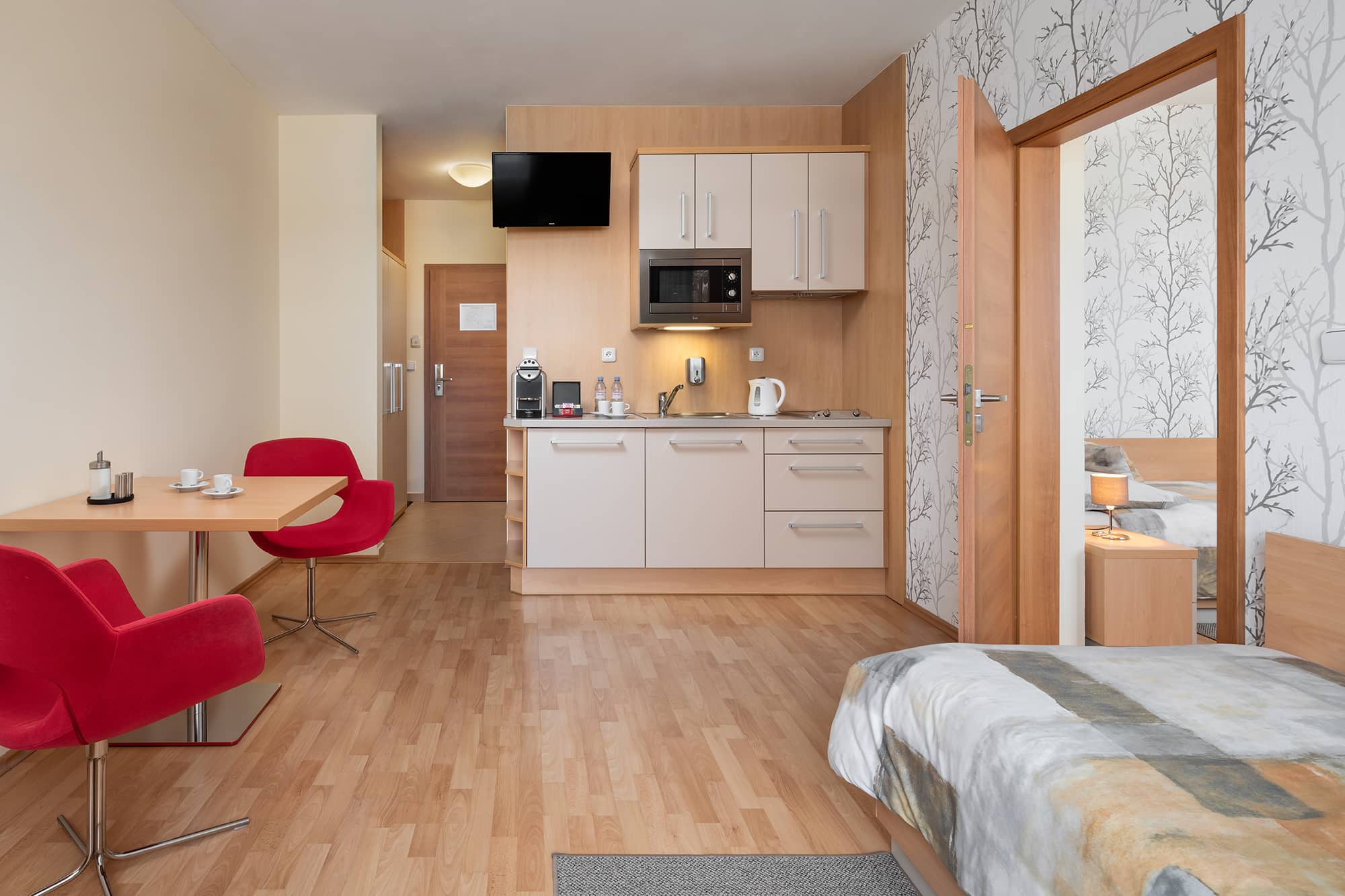 Double studio with twin beds | OSVIT Hotel